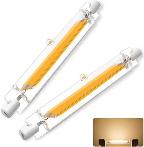 Ampoules R7S LED 78mm Dimmable Ampoule LED R7S 10W Équivalent à Lampe