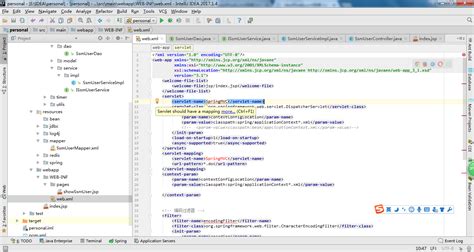 idea工程中web xml报错servlet should have a mapping