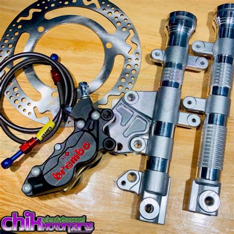 Aerox V V Lighten Frontshock Outer Tube W Brembo Pot Caliper And