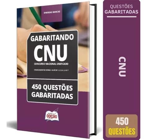Caderno Cnu 2024 Conhecimentos Gerais Blocos 1 A 7 450 MercadoLivre