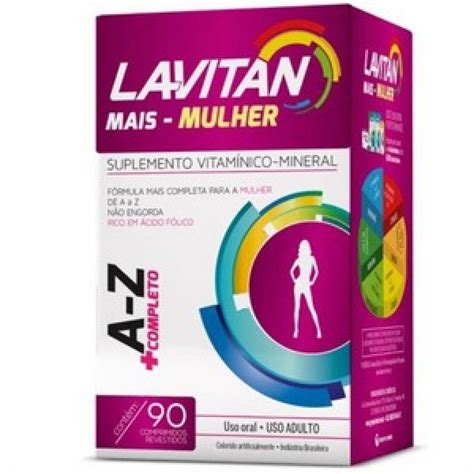 Lavitan A z Mais Mulher 90 Cápsulas