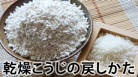 乾燥麹の戻しかた YouTube