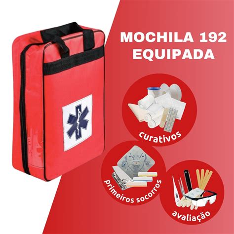 Mochila De Primeiros Socorros Equipada Constamed