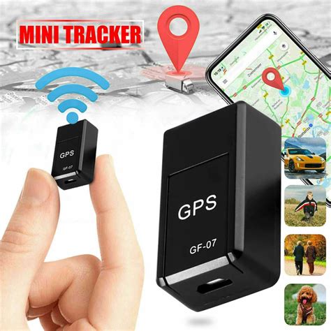 미니 자기 자동차 차량 GSM GPRS GPS 추적기 로케이터 실시간 추적 휴대용 자동차 GPS 추적기 GF 07 분실 방지