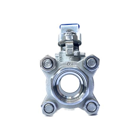 Válvula Tripartida Esfera 3 4 BSP Aço Inox 304 Vedação PTFE