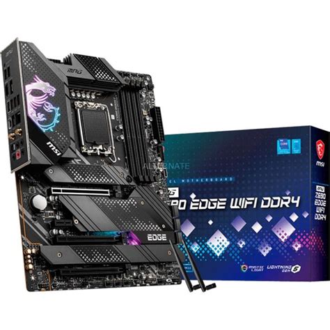 Das MSI MPG Z690 EDGE WIFI DDR4 Mainboard Basiert Auf Dem Intel Z690
