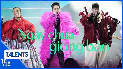 Bộ 3 Tùng Dương Hoàng Hải Lâm Bảo Ngọc oanh tạc sân khấu cực khủng