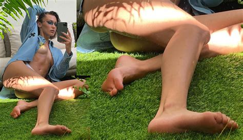 Bella Hadid Under Feet Legs To Freeing The Nipple Instagram Photos