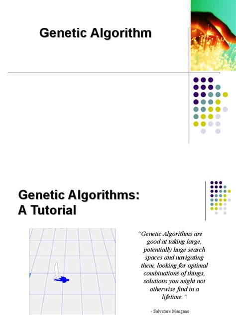 genetic algorithm concept pdf