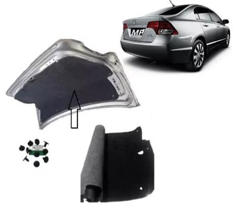 Forro Da Tampa Do Porta Malas Honda Civic 07 A 11 Presilha MP PARTS