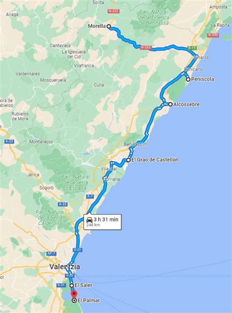 Castelló y Valencia Ruta por la costa EHfurgo
