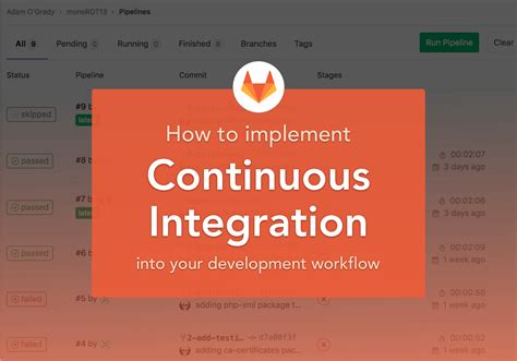 Implement Continuous Integration Into Your Development Workflow