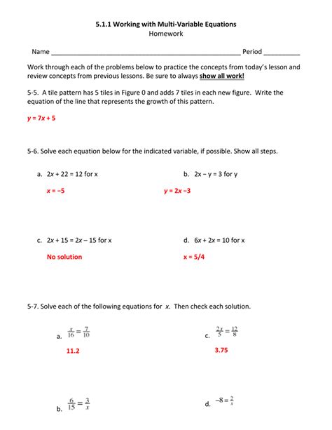 how to solve each equation for the given variable tessshebaylo