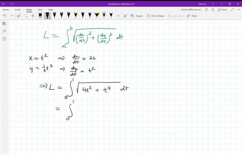 solved find the exact arc length of the parametri…