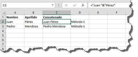 Cómo unir valores en una celda Ayuda Excel