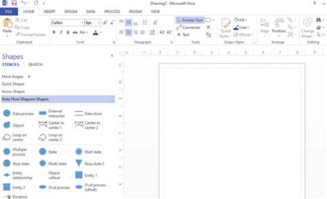 Cara Menggunakan Visio Dalam Membuat Data Flow Diagram Langkah Lengkap