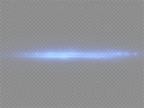 Premium Vector Light Rays Flash Blue Horizontal Lens Flares Pack