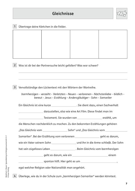 Sekundarstufe Unterrichtsmaterial Religion Jesus Christus