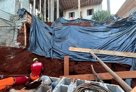 Trabalhador morre soterrado durante construção de muro em Pouso Alegre