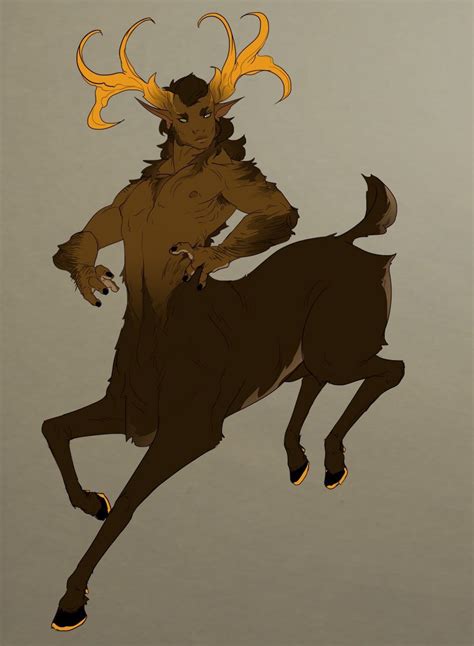 Horned Centaurtjs Betrothed Ex In Real World Man Back In Her Tribe Fantasy Character