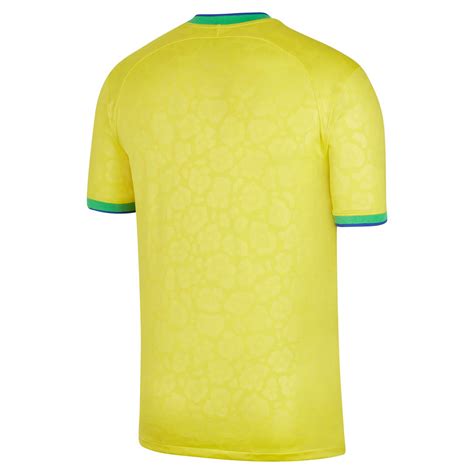Camisa Oficial Seleção Brasileira 2022 Onça Pintada Amarela MASC