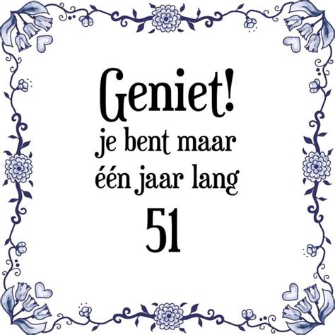51 Jaar Gefeliciteerd Tante