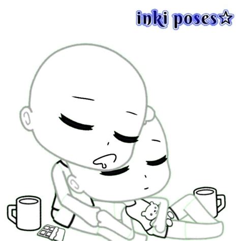 Two Person Gacha Life Body Base Gacha Base Drawing Gacha Poses