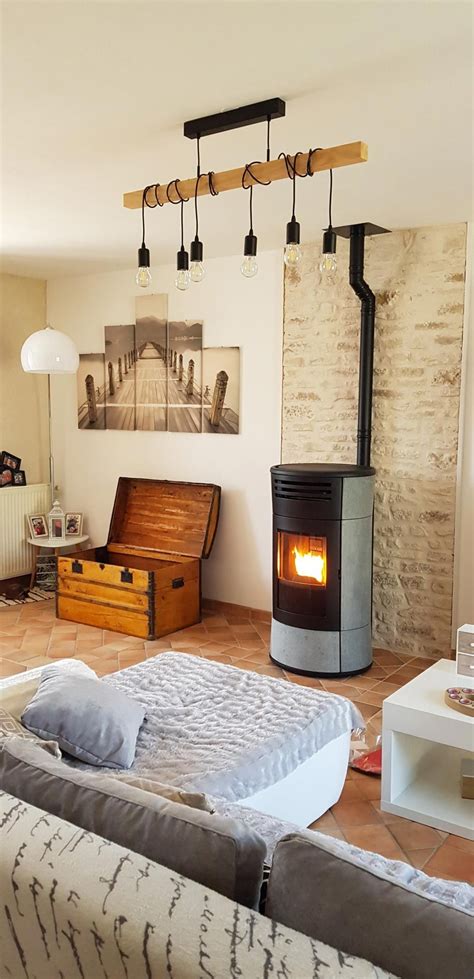 Po Le Granul S Pierre Ollaire La D Co Derri Re Pellet Stove