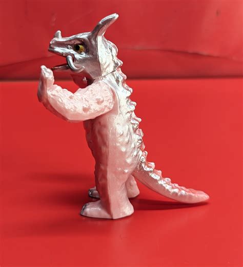 Nostalgic Heroes Mascot Size Ultra Kaiju Series Pagos Pink Molding 95mm