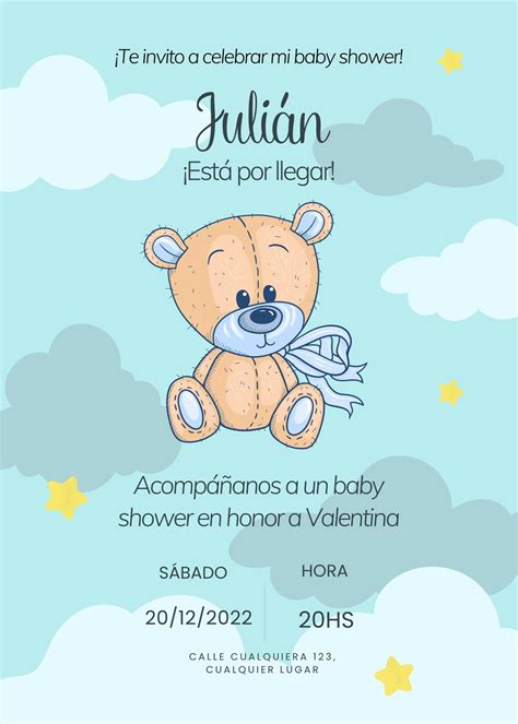 Discrepanţă doza Amenda modelos de invitaciones para baby shower