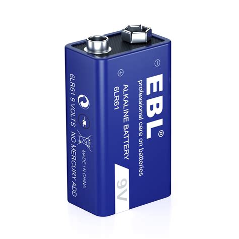 EBL Alkaline 9V Batteries 6LR61 9 Volt Batteries Walmart