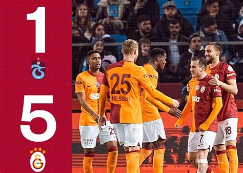 Trabzonspor Galatasaray maç özeti ve golleri 1 5 önemli anlar