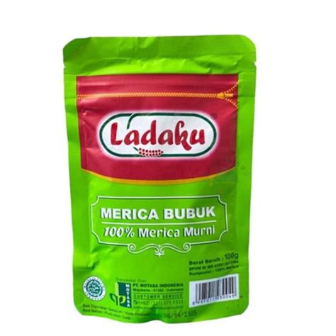 Ladaku Merica Bubuk Ukuran Besar 100g Lazada Indonesia
