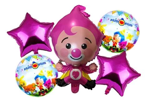 Bouquet De Globos Tematica Payaso Plim Plim Rosa En Venta En Vicente