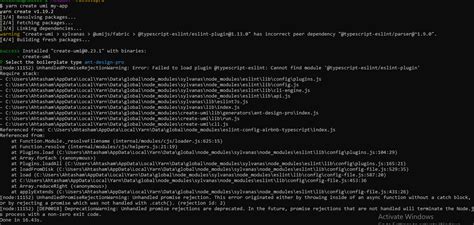 BUG UnhandledPromiseRejectionWarning Error Cannot Find Module