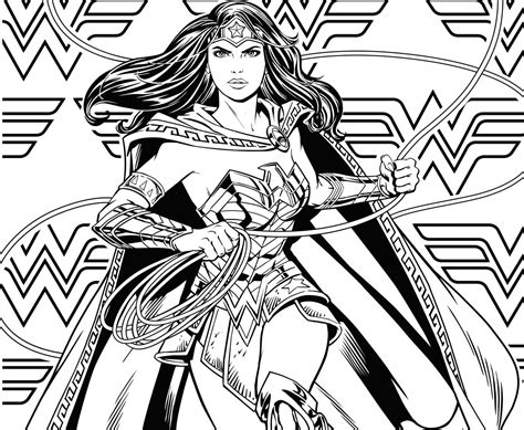 Coloriage Wonder Woman