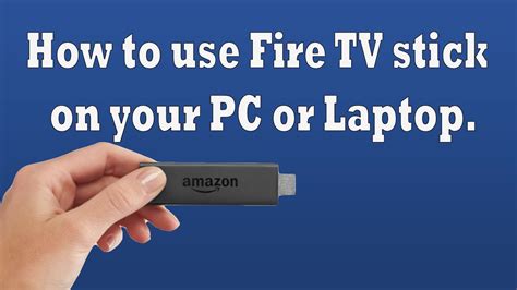 How To Connect Amazon Fire TV Stick To Laptop PC YouTube
