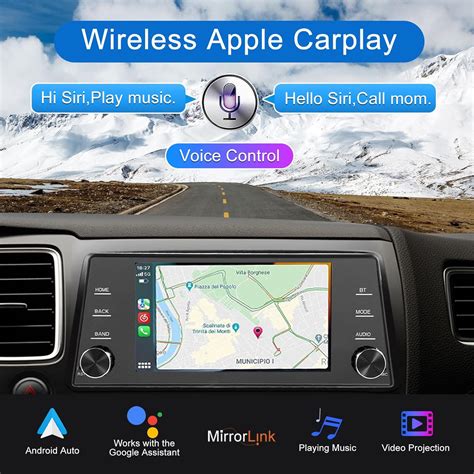 Estéreo de automóvil DIN inalámbrico Apple Carplay inalámbrico Android