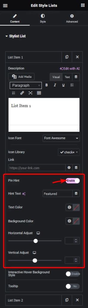 How To Add Tooltip In An Elementor Icon List Item The Plus Addons