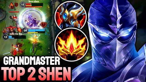 WILD RIFT SHEN TOP 2 SHEN GAMEPLAY GRANDMASTER RANKED YouTube