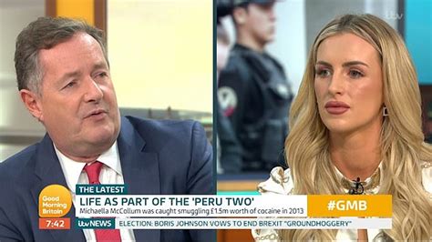 Peru Two Drug Mule Michaella McCollum Defends On Good Morning Britain
