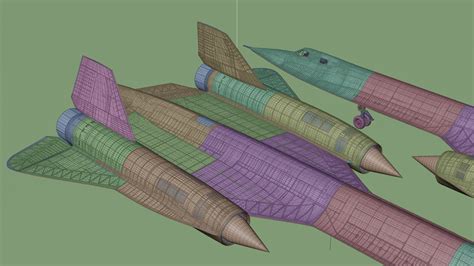 Lockheed Sr 71 Blackbird 3D Model CGTrader