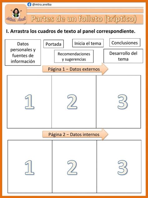 Folleto Interactive Worksheet School Subjects Workbook Elementary