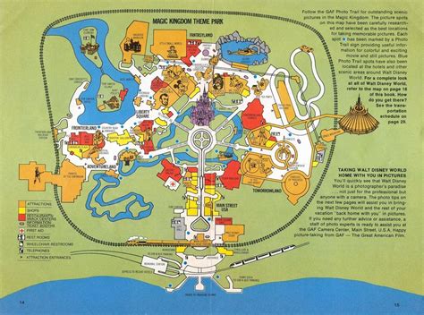 Large Printable Map Magic Kingdom
