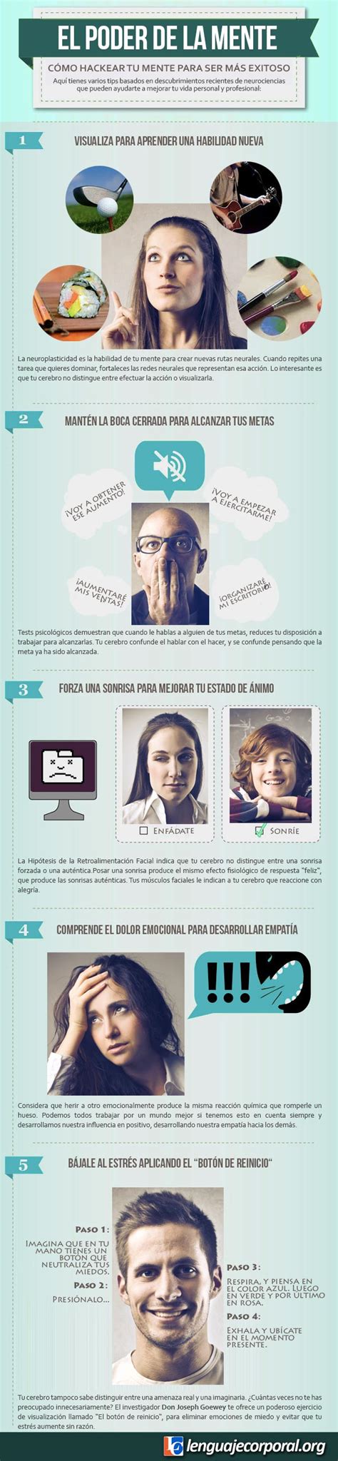 15 Infografías para Entrenar tu Mente y Mejorar tu Memoria