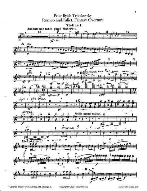 Tchaikovsky Romeo And Juliet Overture For Advanced Orchestra