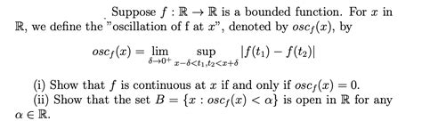 solved ។ suppose f r r is a bounded function for x in r