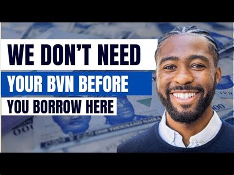 THESE APPS WILL BORROW YOU SMALL LOAN WITHOUT BVN IN NIGERIA TRY THEM