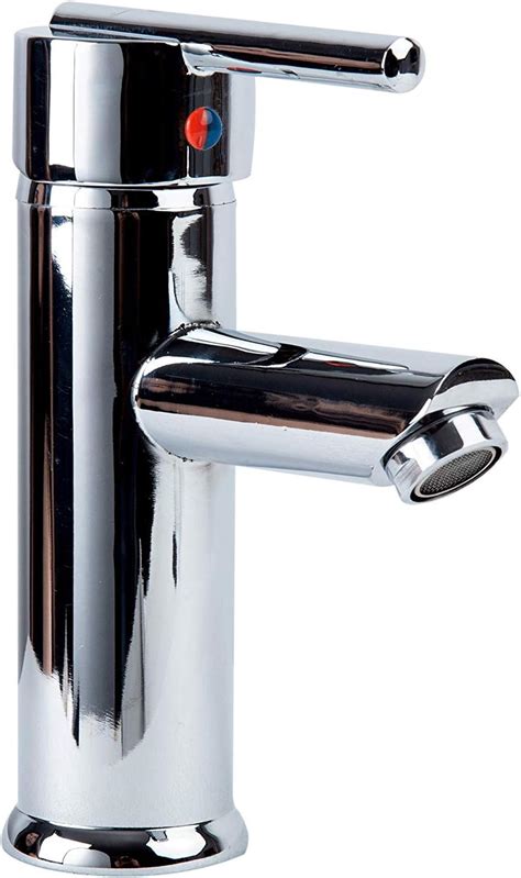 Llave Mezcladora Monomando Para Lavabo de Baño Grifo de Acero