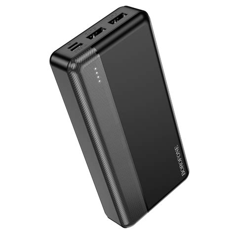 Borofone Power Bank 20000mAh BJ24A 2xUSB Black Toptel Akcesoria GSM